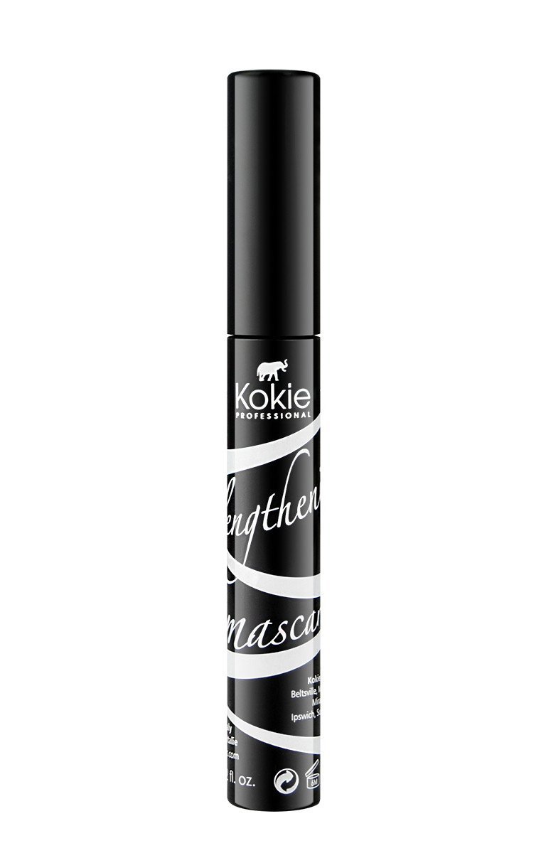 Kokie Cosmetics Volume + Length Mascara, Black, 0.32 Ounce