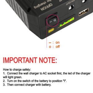 Talentcell 24V Lithium ion Battery PB240A1, Rechargeable 22400mAh 82.88Wh Li-ion Batteries Pack with DC 24V/12V and 5V USB Output for LED Light Strip, CCTV Camera, Smartphone and More