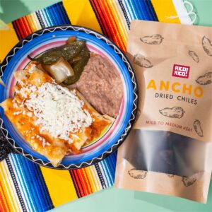 Dried Chile Peppers Bundle (12 oz Total) - Ancho, Guajillo and Arbol Chiles - The Spicy Trio - Great For Mexican Recipes - In Resealable Bags by RICO