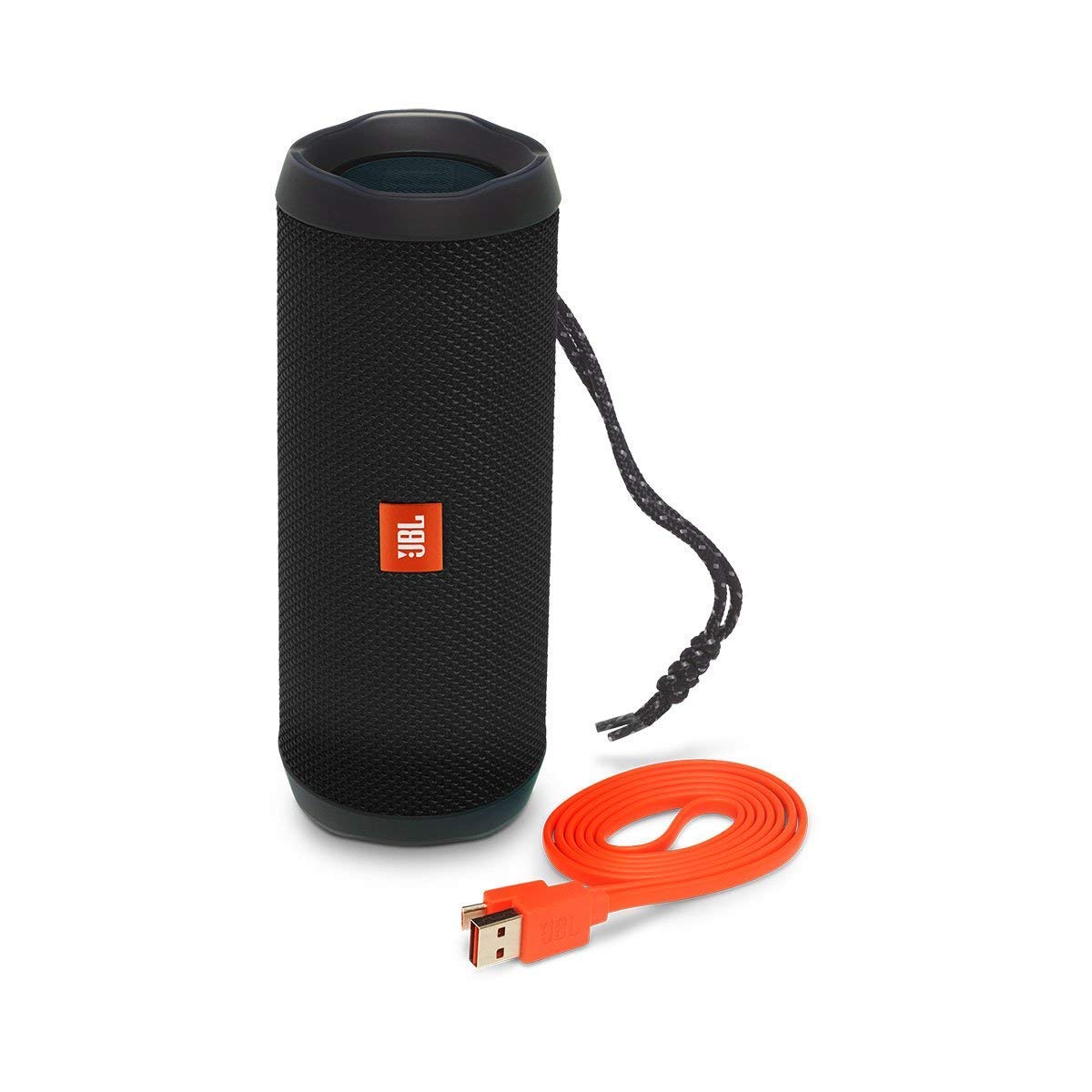 JBL Flip 4 Waterproof Portable Bluetooth Speaker (Black) (Renewed)