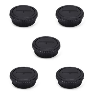 rear lens cap & body cap cover set for canon ef ef-s mount camera 90d 80d 77d 70d t8i t7 t7i t6 t6i t5i sl3 sl2 7d mark ii 6d mark ii 5d mark iv 1dx mark iii etc -5 packs