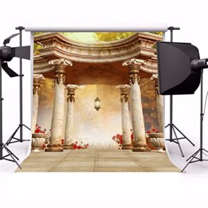 AOFOTO 5x5ft Romantic Wedding Royal Gazebo Background Classic Gloriette Photography Backdrop Vintage Garden Pavilion Retro Columns Photo Studio Props Lovers Girl Artistic Portrait Vinyl Wallpaper