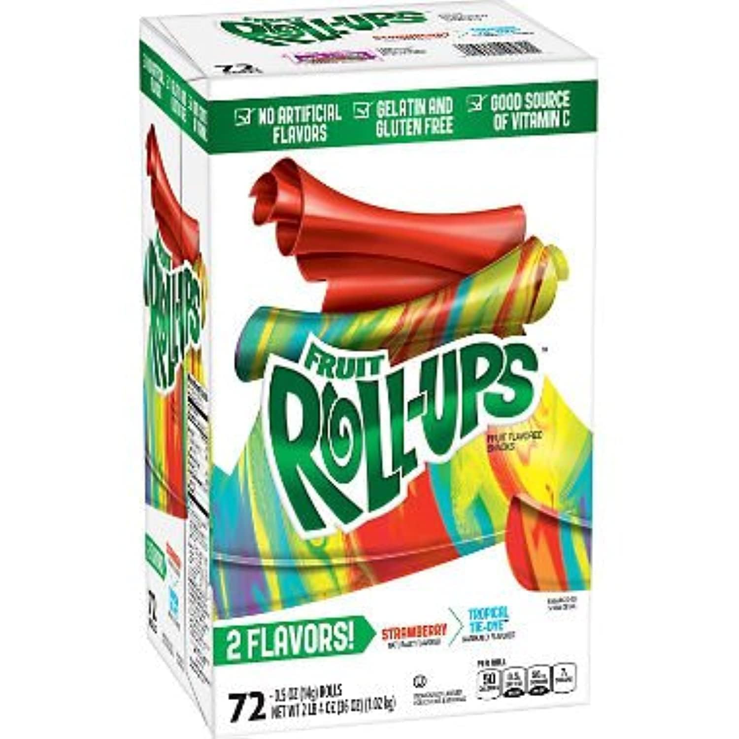 Blastin' Berry Hot Colors Fruit Roll-Ups, 72 ct. SA