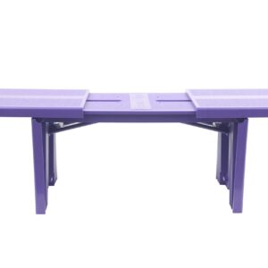 Innovative Compact Portable Footrest Purple - Made in USA