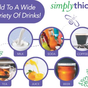 SimplyThick EasyMix | 302 Servings | Gel Thickener for those with Dysphagia & Swallowing Disorders | Won't Alter The Taste of Liquid | Easy to Prepare | Large 55 Fl Oz Bottle with Pump