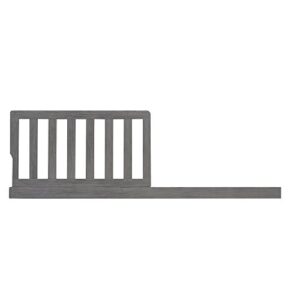 evolur toddler rail, rustic grey