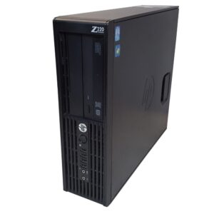 hp z220 sff workstation desktop pc - intel core i7-3770 3.4ghz, 8gb, 256gb ssd, windows 10 professional (renewed)