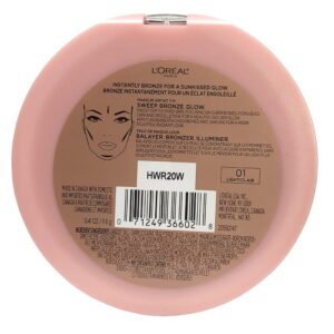 L'Oreal Paris Cosmetics True Match Lumi Bronze It Bronzer For Face And Body, Light, 0.41 Fluid Ounce