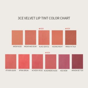 3CE (Velvet Lip) (VELVET LIP TINT #TAUPE)