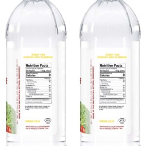 Lucy's Family Owned - Natural Distilled White Vinegar, 32 oz. bottle (Pack of 2) - 5% Acidity