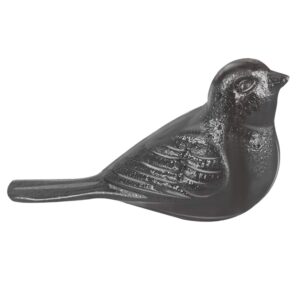 cast iron decorative bird door stop, heavy duty door stopper, door stop wedge to stop your bedroom, bath and exterior doors, first christmas in new home ornament