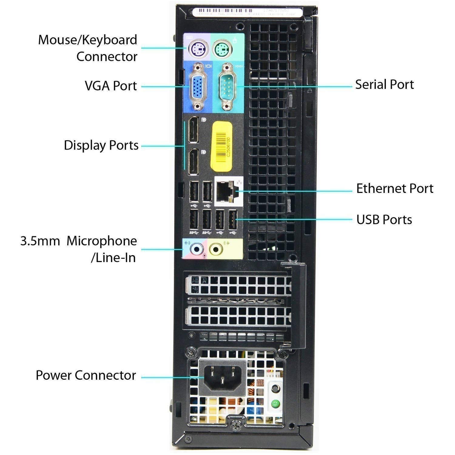 Dell Optiplex 9010 High Performance Flagship Business Desktop Computer, Intel Quad-Core i5, 16GB DDR3 RAM, 120GB Solid State Drive, DVD, Win 10 Pro (Renewed) (9010 16GB 120SSD)