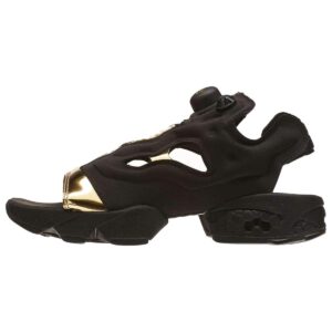 Reebok Women's Instapump Fury Sandal Mag, Black Gold,5 M US