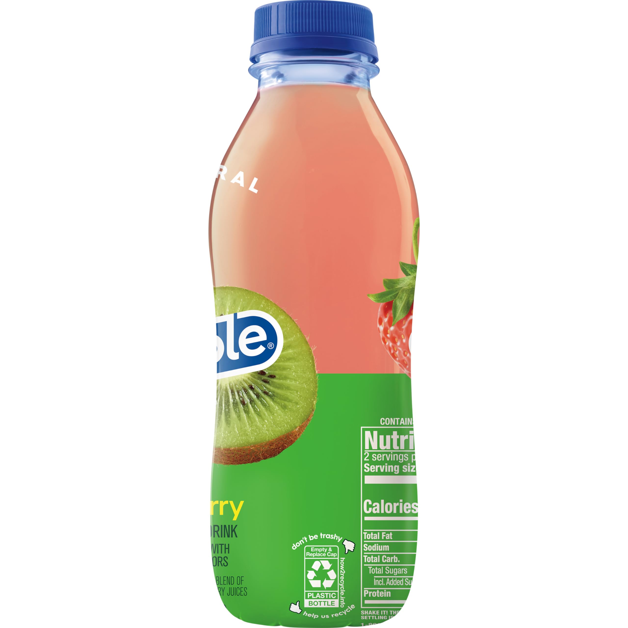 Snapple Kiwi Strawberry Juice Drink, 16 fl oz recycled plastic bottle, Pack of 12