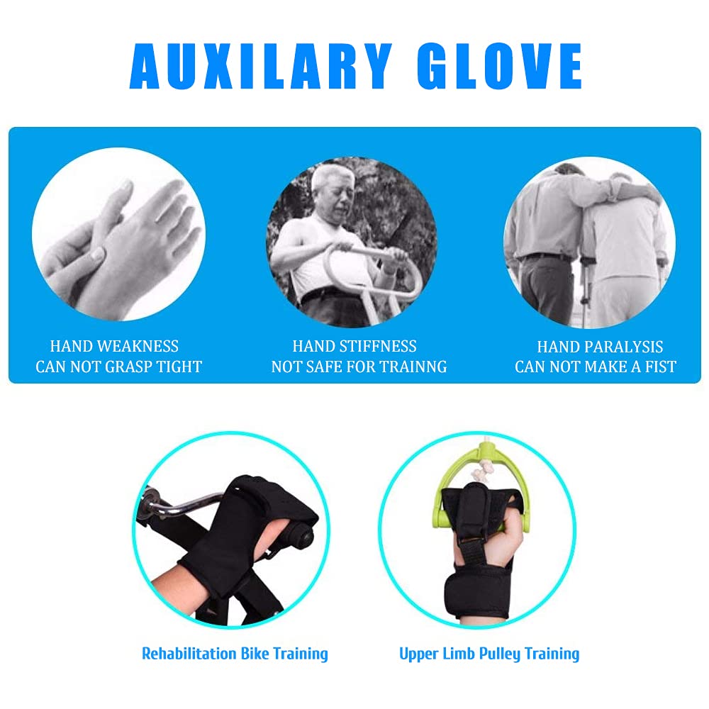 KIKIGOAL Finger Splint Brace Ability, Finger Gloves Brace Elderly Fist Stroke Hemiplegia Hand Training