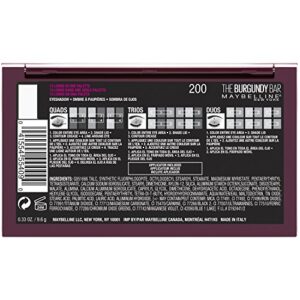 Maybelline Eyeshadow Palette, The Burgundy Bar