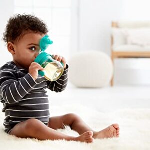 OXO Tot Transitions Soft Spout Sippy Cup with Removable Handles, Teal, 6 Ounce