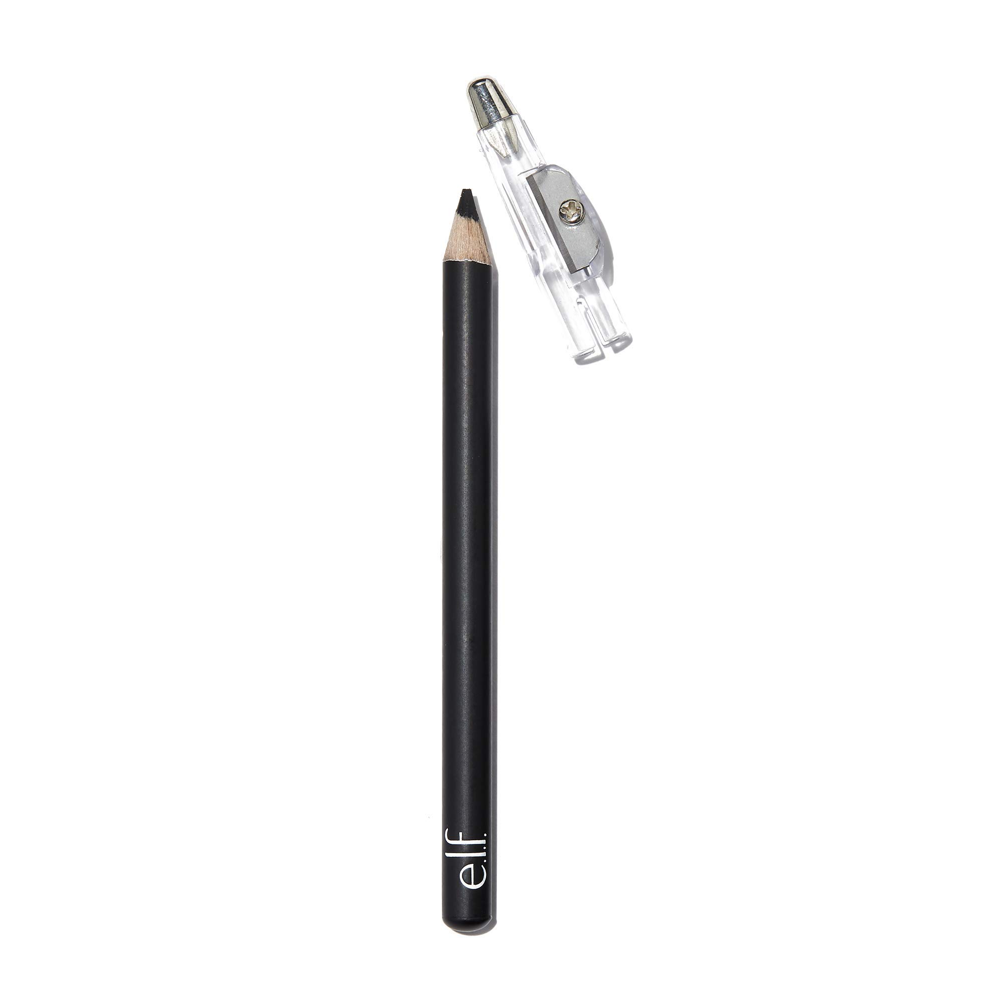 e.l.f. Satin Eyeliner Pencil with BuiltIn Sharpener, Black, 0.03 Oz