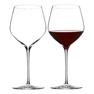 Waterford Personalized Elegance 26.7oz Cabernet Sauvignon Wine Glasses, Set of 2 Custom Engraved Crystal Red Wine Glasses for St. Emilion, Listrac, Moulis, Margaux and More