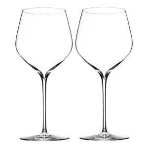 Waterford Personalized Elegance 26.7oz Cabernet Sauvignon Wine Glasses, Set of 2 Custom Engraved Crystal Red Wine Glasses for St. Emilion, Listrac, Moulis, Margaux and More