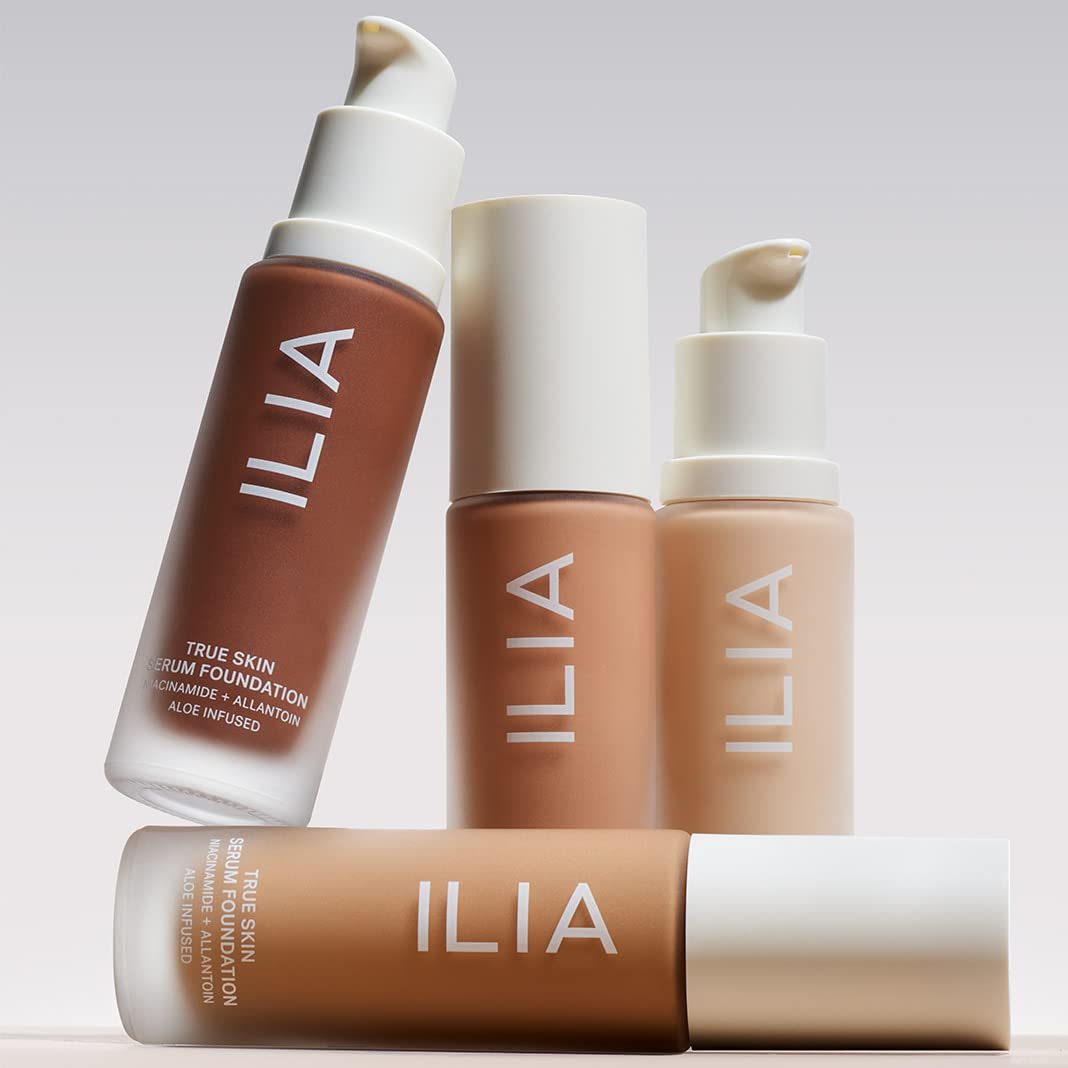 ILIA - True Skin Serum Foundation | Non-comedogenic, Cruelty-Free, Vegan, Weightless Feel, Buildable Coverage, Safe For Sensitive Skin (Tavarua SF2)