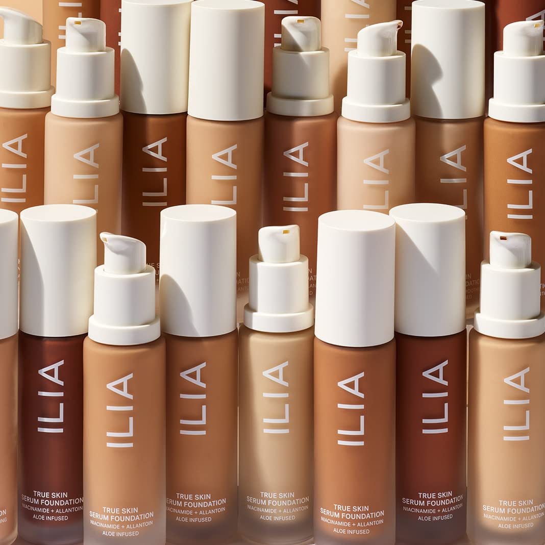 ILIA - True Skin Serum Foundation | Non-comedogenic, Cruelty-Free, Vegan, Weightless Feel, Buildable Coverage, Safe For Sensitive Skin (Tavarua SF2)