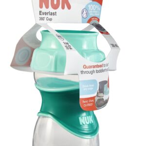 NUK Everlast 360 Sippy Cup, Green, 10oz 1pk