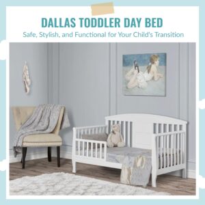 Dream On Me Dallas Toddler Day Bed, White (651-WHT)