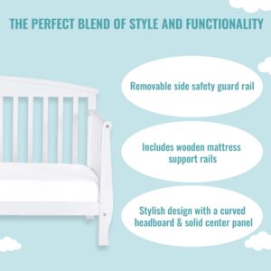 Dream On Me Dallas Toddler Day Bed, White (651-WHT)