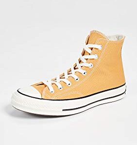 Converse Men's Chuck 70 Classic High Top Low Sneakers, Multicolour Sunflower Black Egret 721, US:5