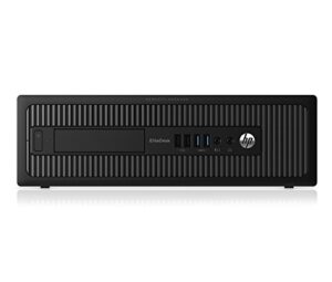 hp elitedesk 800 g1 intel core i7-4770 3.4ghz 8gb 500gb win10, black (renewed)