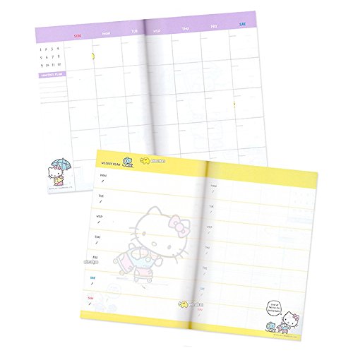 Sanrio Hello Kitty Sweet Kitty Small Diary Scheduler Planner (Blue)