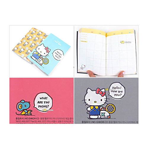 Sanrio Hello Kitty Sweet Kitty Small Diary Scheduler Planner (Blue)