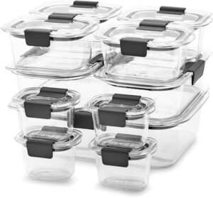 rubbermaid brilliance 22-piece food storage container set