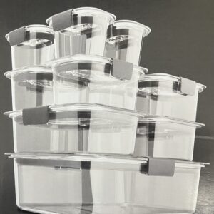 Rubbermaid Brilliance 22-piece Food Storage Container Set