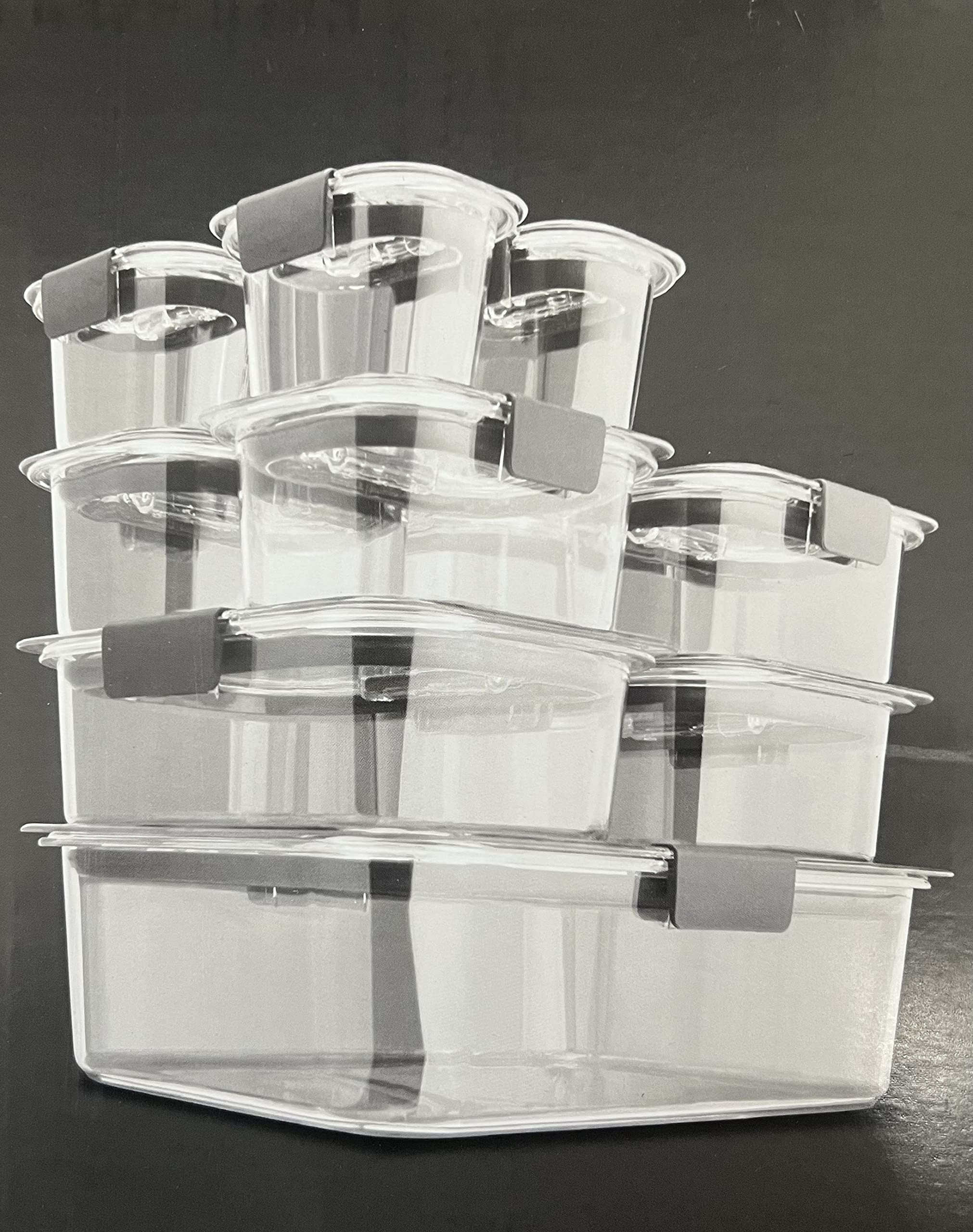 Rubbermaid Brilliance 22-piece Food Storage Container Set