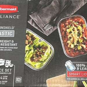 Rubbermaid Brilliance 22-piece Food Storage Container Set