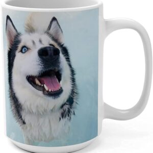 Personalized Coffee Mug - Add pictures or logos or text to our Custom Mugs 15oz Ceramic