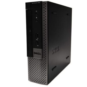 Dell Optiplex 990 USFF Ultra Small Computer, Intel Quad-Core i5-2400, 8GB RAM, 120GB SSD Solid State, DVD, WiFi, VGA, DisplayPort, Windows 10 Pro (Renewed) (990 USFF 120GB SSD)