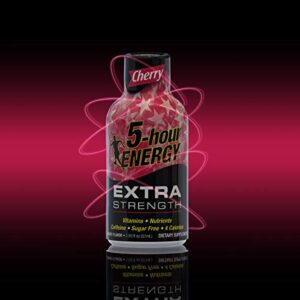 5-hour ENERGY Shot, Extra Strength Cherry, 1.93 Ounce, 12 Count