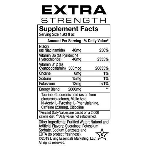 5-hour ENERGY Shot, Extra Strength Cherry, 1.93 Ounce, 12 Count