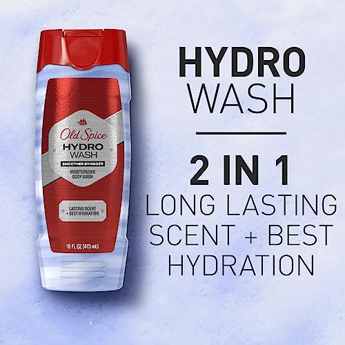 Old Spice Hydro Wash Smoother Swagger, Body Wash, 16. Fl.Oz