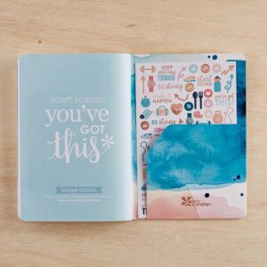 Erin Condren Designer Petite Planner - Wellness Log/Wellness Planner Achieve Health goals, Track Fitness, Sleep, Nutrition, Water Intake, Habits and More, 5.7"x8.25"