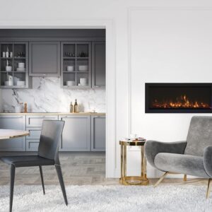 Remii Extra Slim Indoor/Outdoor Built-in Electric Fireplace - 35"