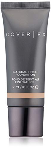 Cover FX Natural Finish Foundation: Water-based Foundation that Delivers 12-hour Coverage and Natural, Second-Skin Finish with Powerful Antioxidant Protection - P60, 1 Fl Oz