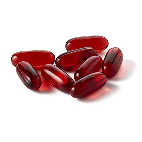 MegaRed #1 Doctor Recommended Krill Oil Brand - 1000mg Omega 3 Supplement with EPA, DHA, Astaxanthin & Phospholipids, Supports Heart, Brain, Joint and Eye Health, No Fish Aftertaste 60 Softgels