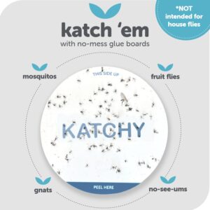 KATCHY Insect Trap Refillable Glue Boards (Set of 4)