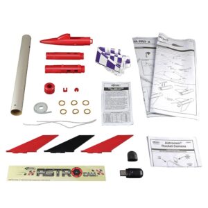 Estes ASTROCAM Flying Model Rocket KIT Skill Level Beginner EST7308