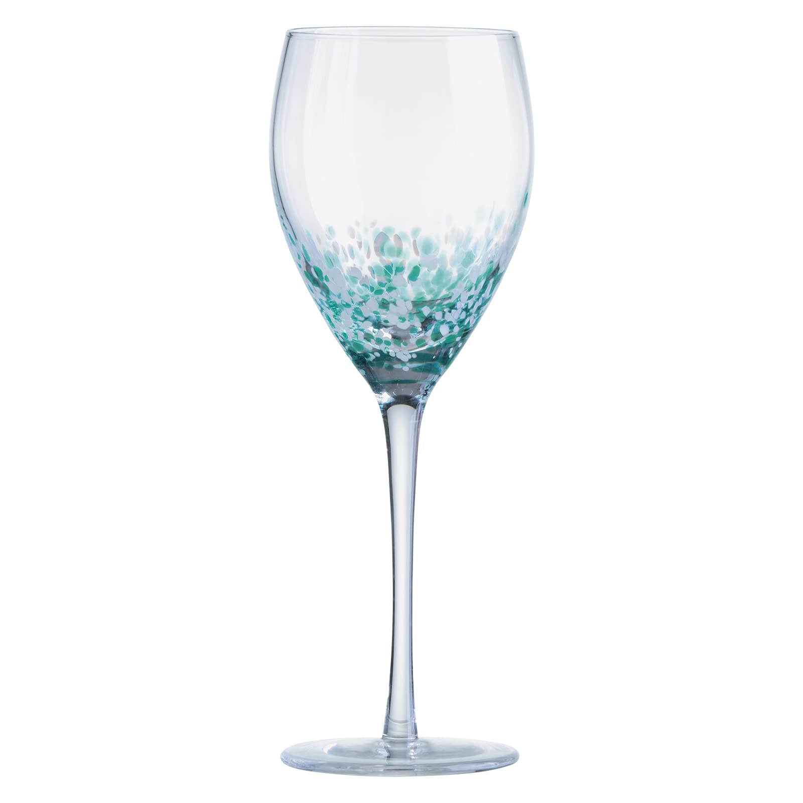 Anton Studio Designs - Speckle Wine Glass Multicoloured - Set of 4-350ml Capacity Per Glass - Coloured Wine Glasses…