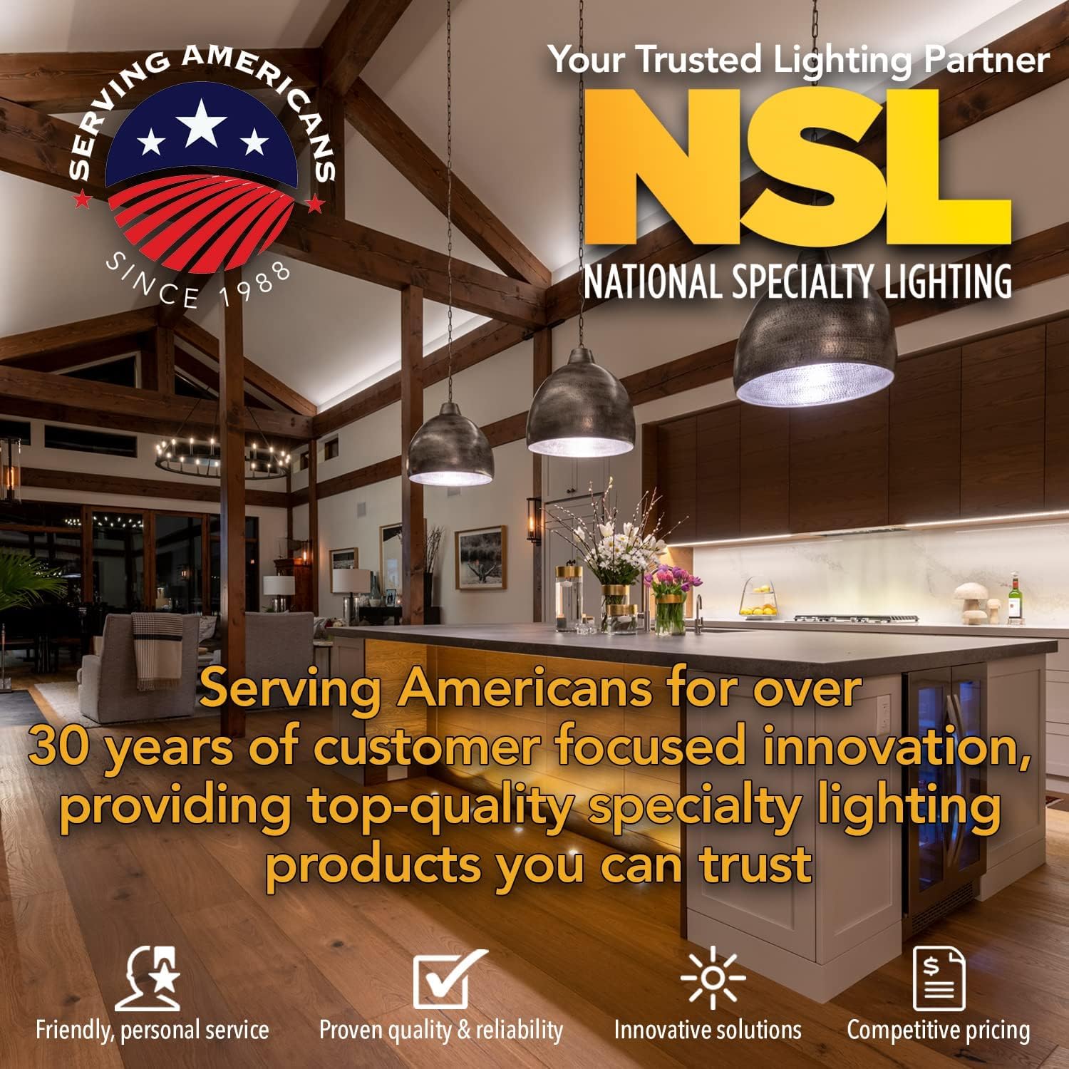 NSL LED Under Cabinet Lighting Dimmable Hardwired or Plugged-in Installation - 3 Color Temperature Slide Switch - Warm White (2700K), Soft White (3000K), Cool White (4000K) - 24Inch Bronze Finish